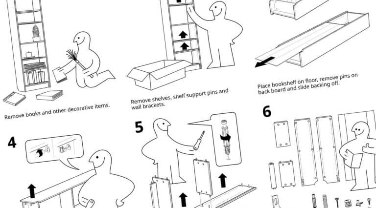 The IKEA team were busy announcing Disassembly Instructions, flipping ...